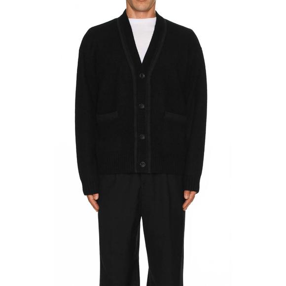rag & bone | Sweaters | New Rag Bone Clarkson Suede Cardigan In Black ...